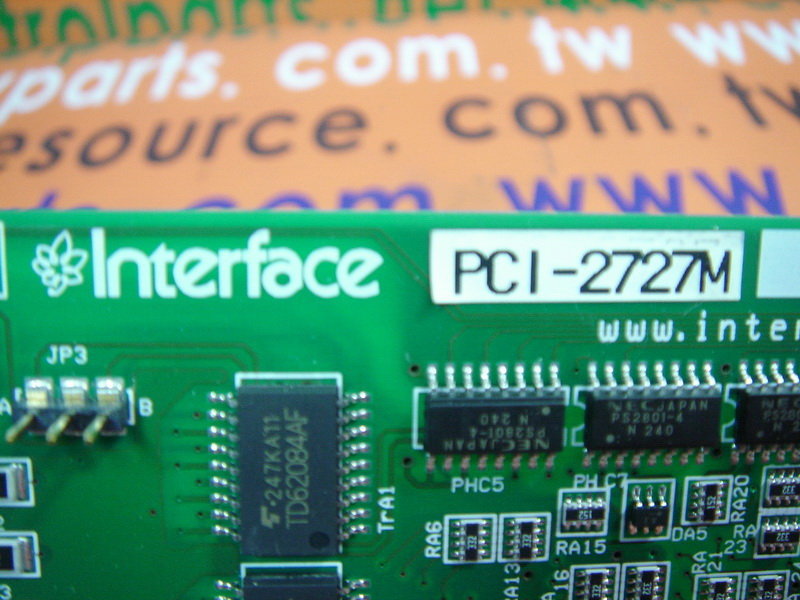 INTERFACE PCI-2727M - PLC DCS SERVO Control MOTOR POWER SUPPLY IPC ROBOT